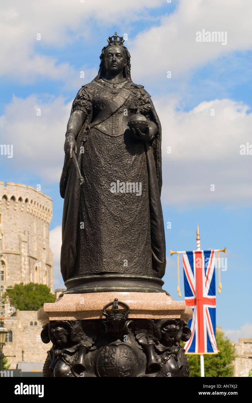 Queen victoria flag union jack hi-res stock photography and images - Alamy