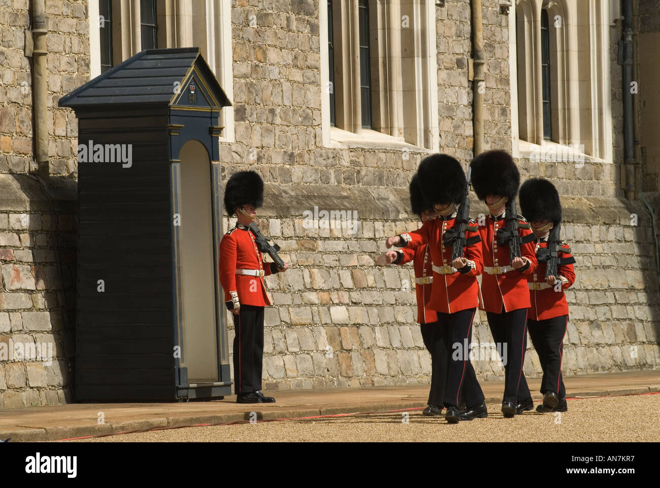 Changing the guards at windsor castle hi-res stock photography and ...