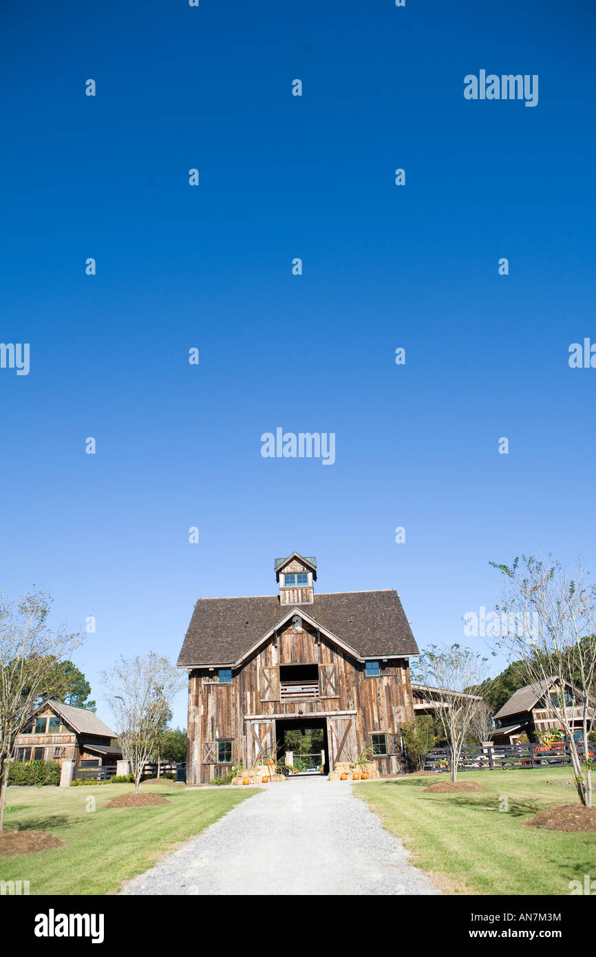 The organic farm Hampton Island Preserve Georgia Stock Photo - Alamy