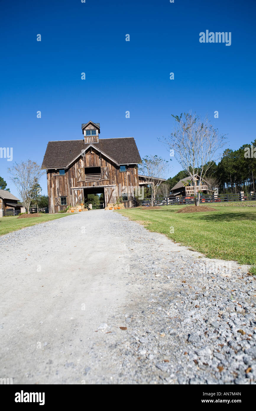The organic farm Hampton Island Preserve Georgia Stock Photo - Alamy