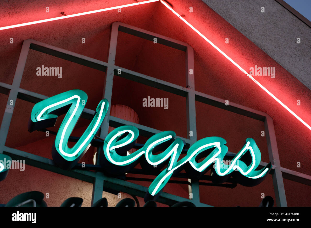 Vegas neon sign Stock Photo - Alamy