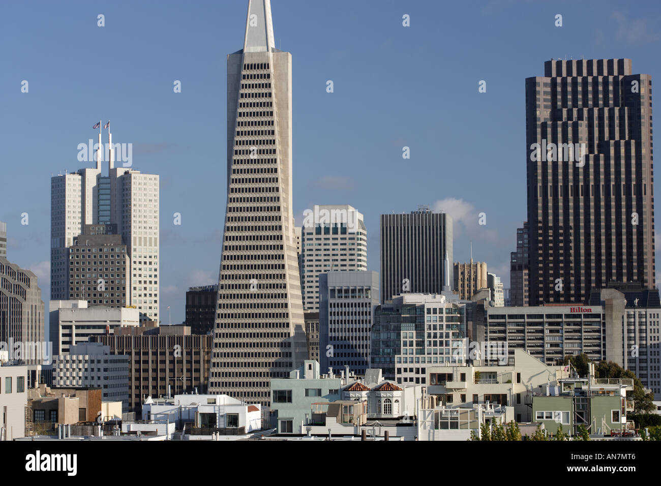City of San Francisco Downtown financial district Trans America ...