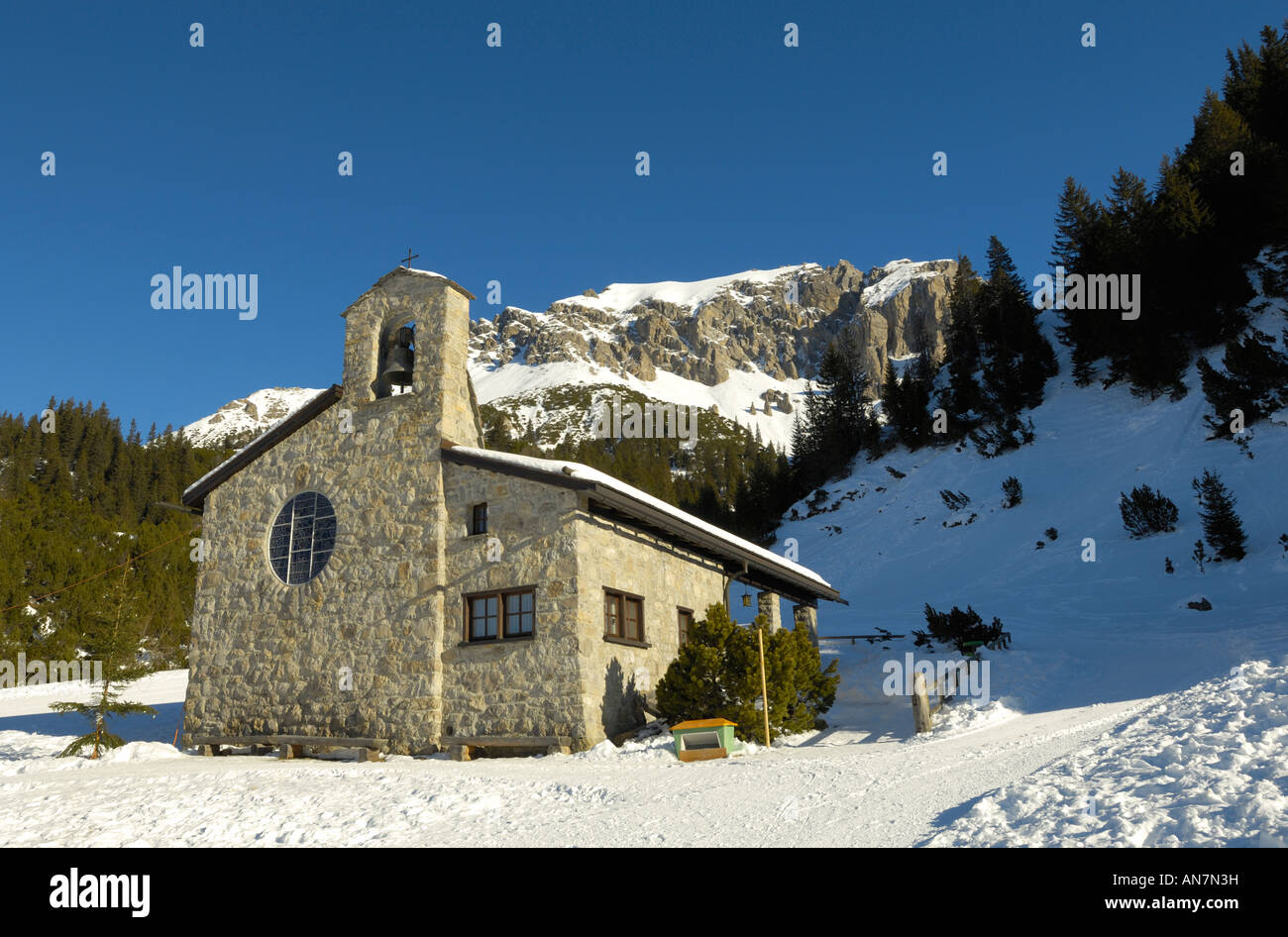 Winter in Malbun, Liechtenstein LI Stock Photo - Alamy