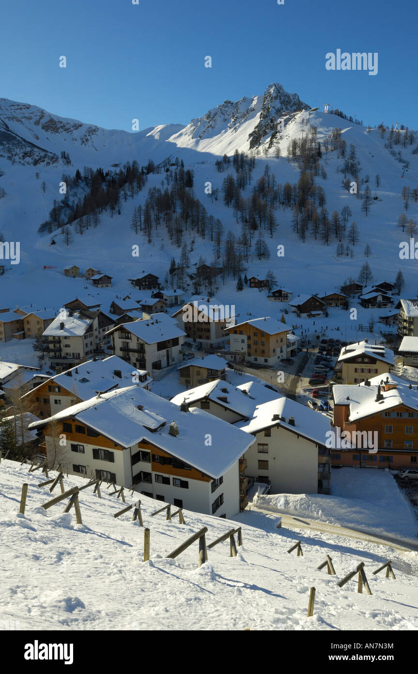 Winter in Malbun (alpine ski resort), Liechtenstein LI Stock Photo - Alamy