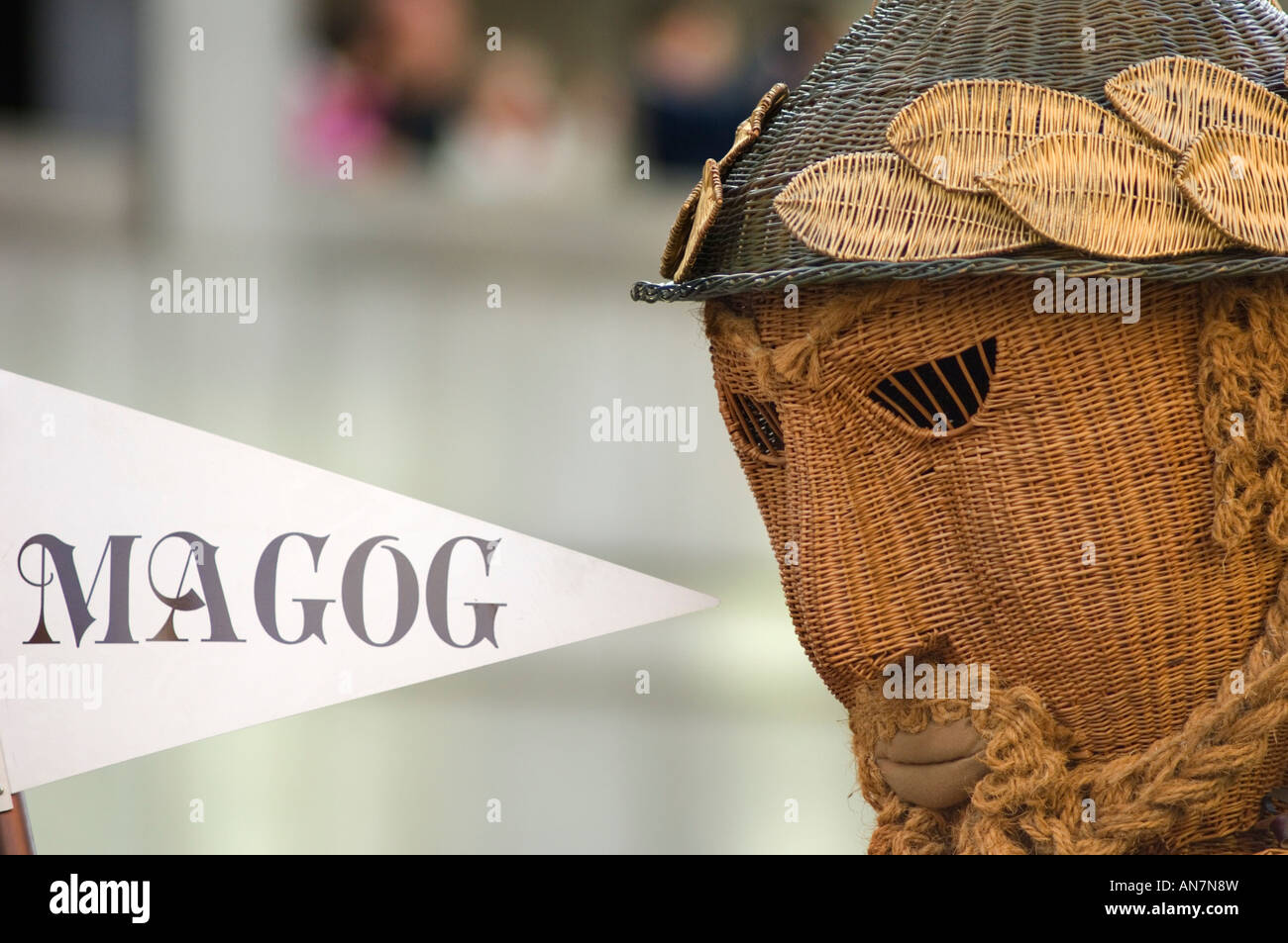 The giant Magog in the procession at the Lord Mayors Show parade in ...