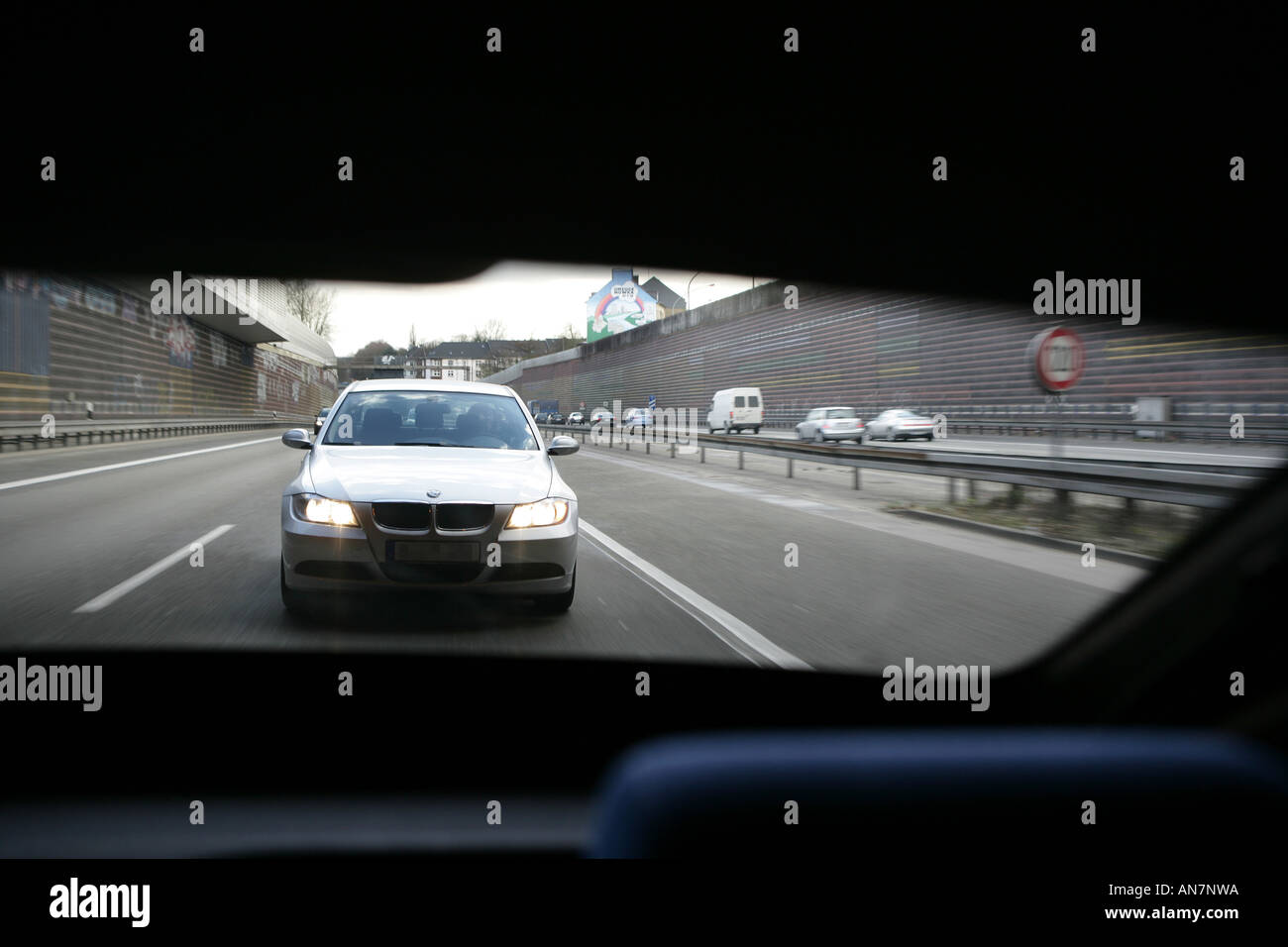 Car take over motorway hi-res stock photography and images - Alamy