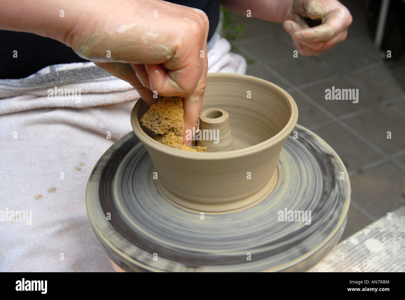 making of pottery Stock Photo - Alamy