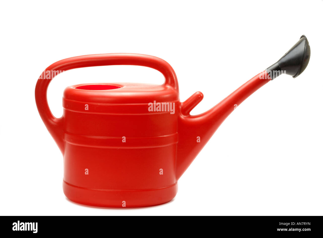 Plastic watering container Stock Photo - Alamy