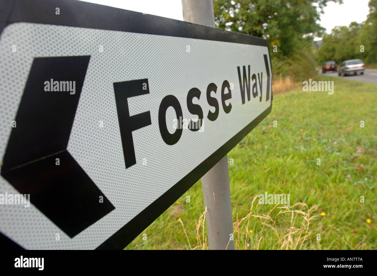 The Fosse Way in Leicestershire Stock Photo - Alamy