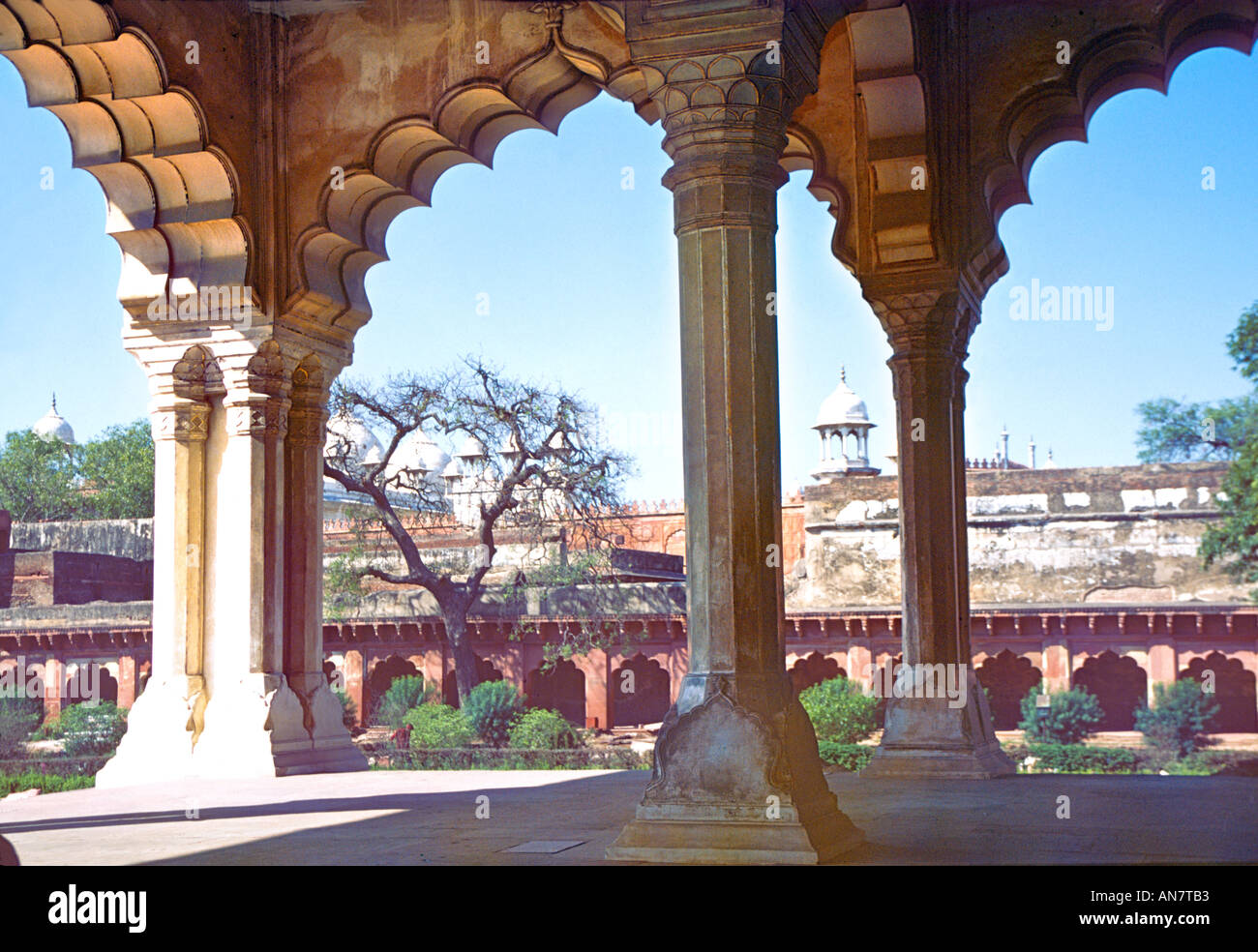 Red Fort Diwan i Am Stock Photo - Alamy