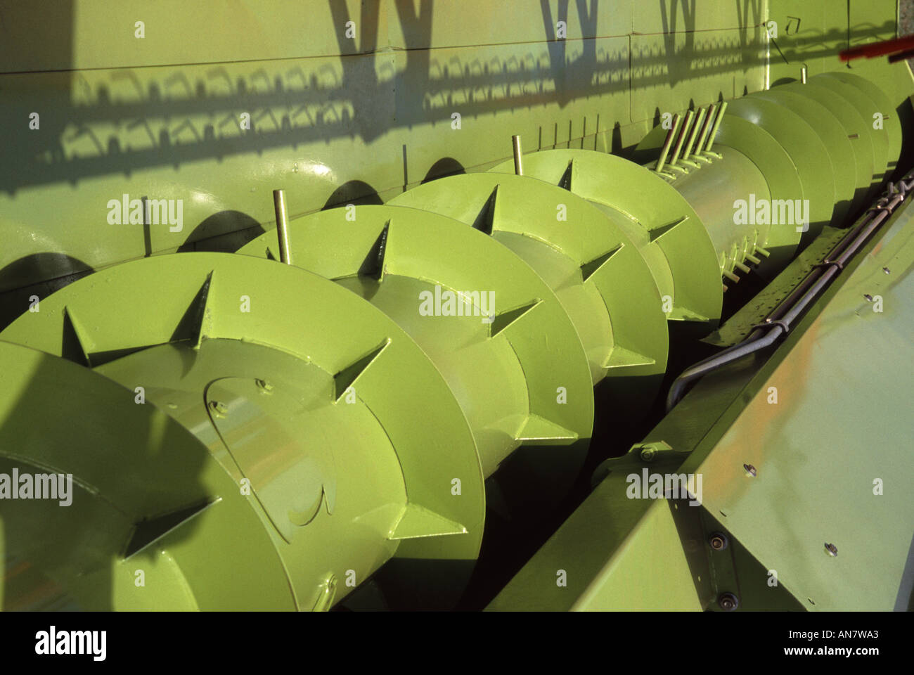 GERMAN MANUFACTURED COMBINE HARVESTER Stock Photo - Alamy