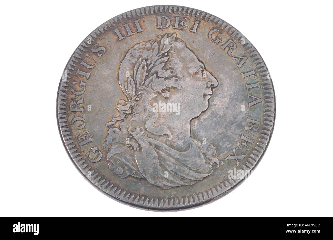 Five shilling Dollar 1804 AD George III coin Stock Photo - Alamy