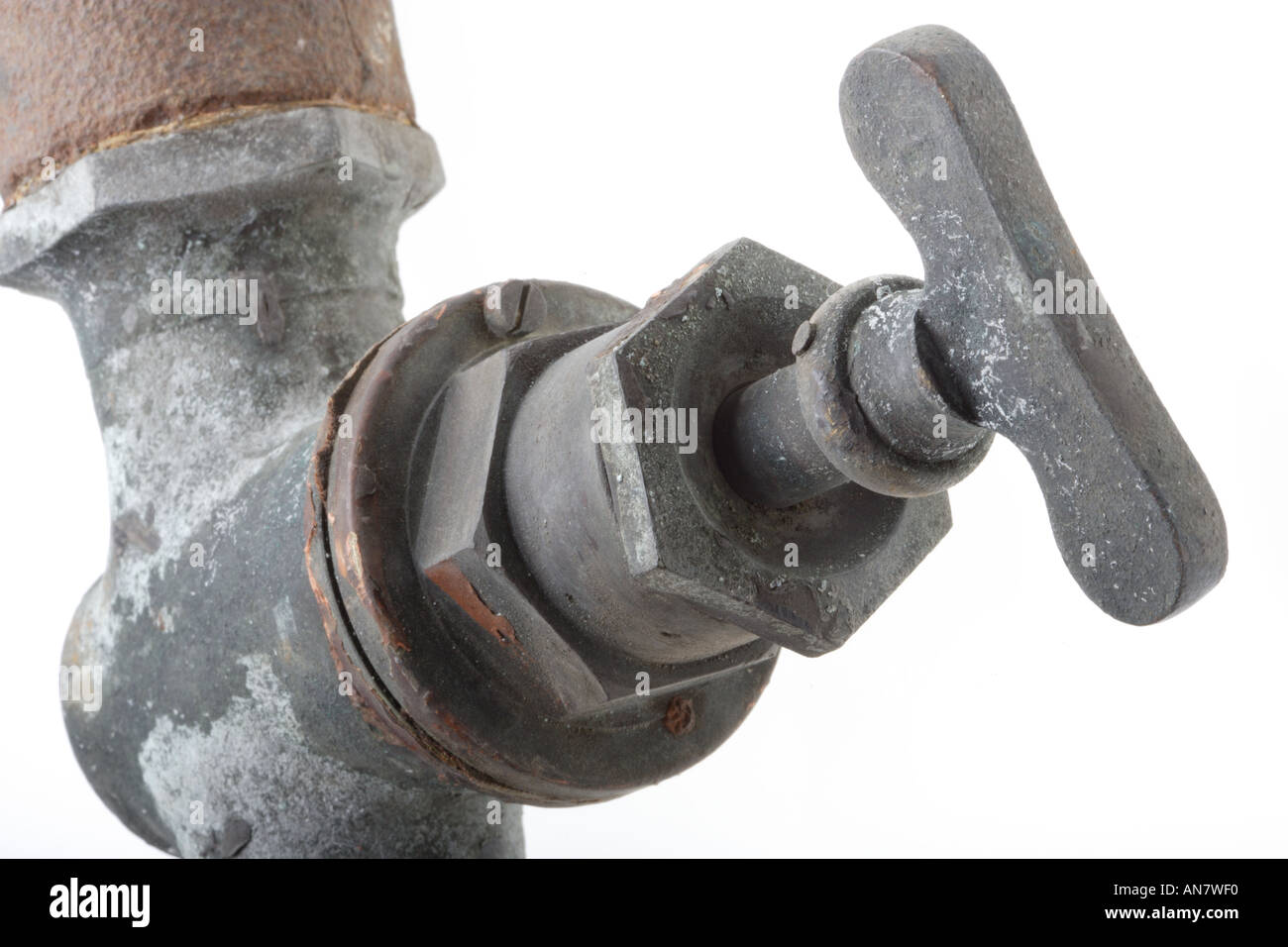 Victorian water valve tap Stock Photo - Alamy