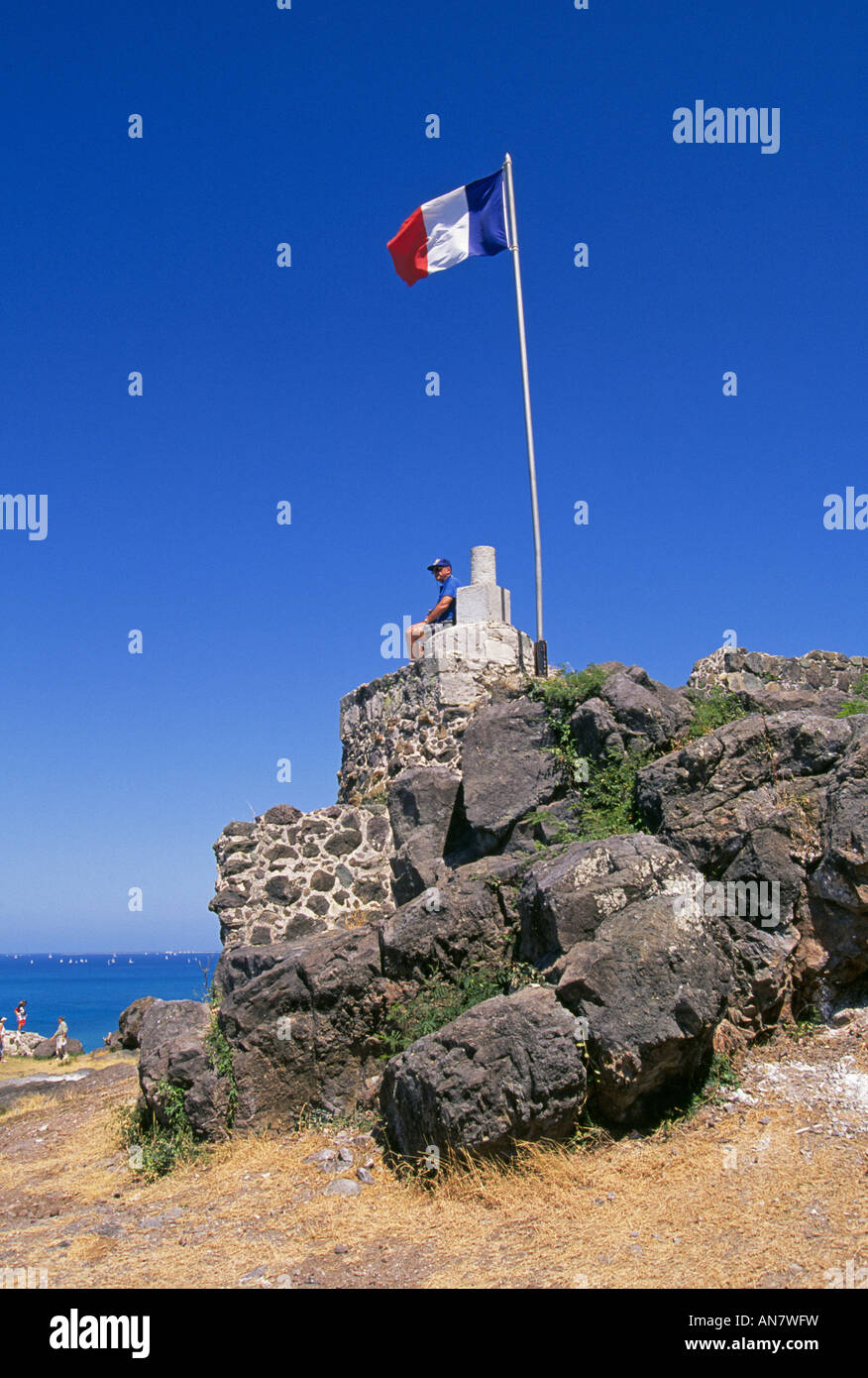 CARIBBEAN NETHERLAND ANTILLIES ST MARTIN SINT MAARTEN A French flag ...