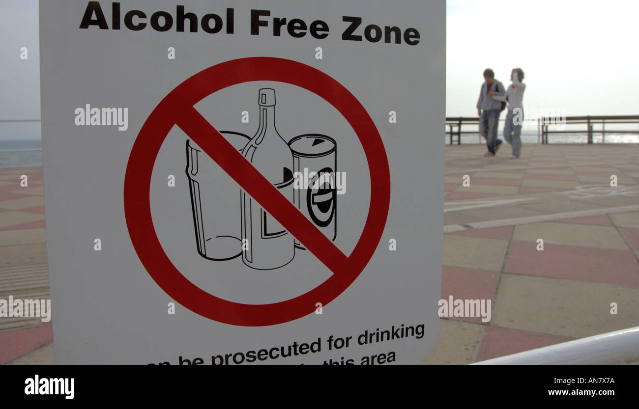 Alcohol free zone uk hi-res stock photography and images - Alamy
