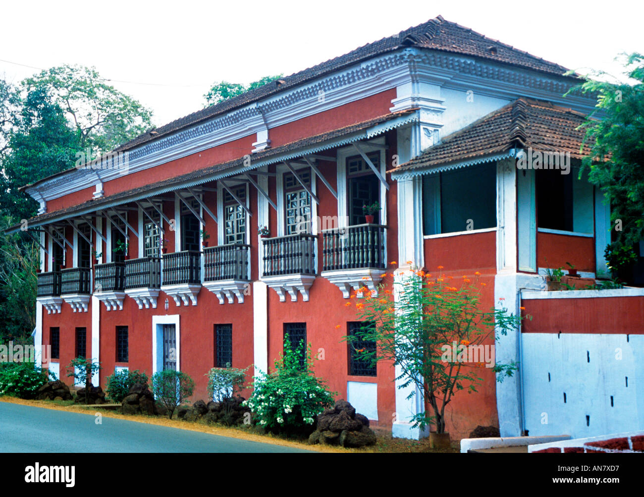 Goan Portuguese Heritage House Stock Photo - Alamy