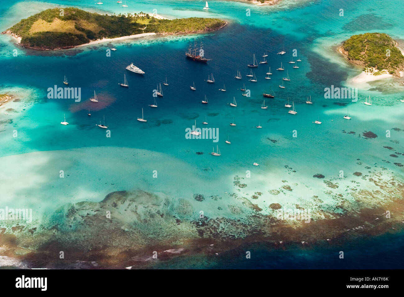 Tobago Cays Marine Park Stock Photo - Alamy