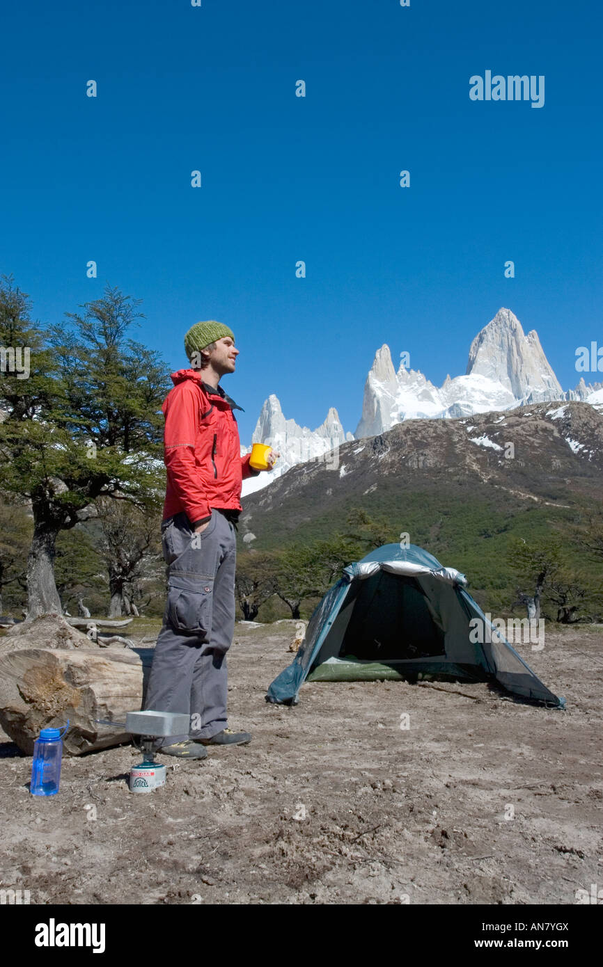 Fitzroy adventure camp patagonia hi-res stock photography and images ...