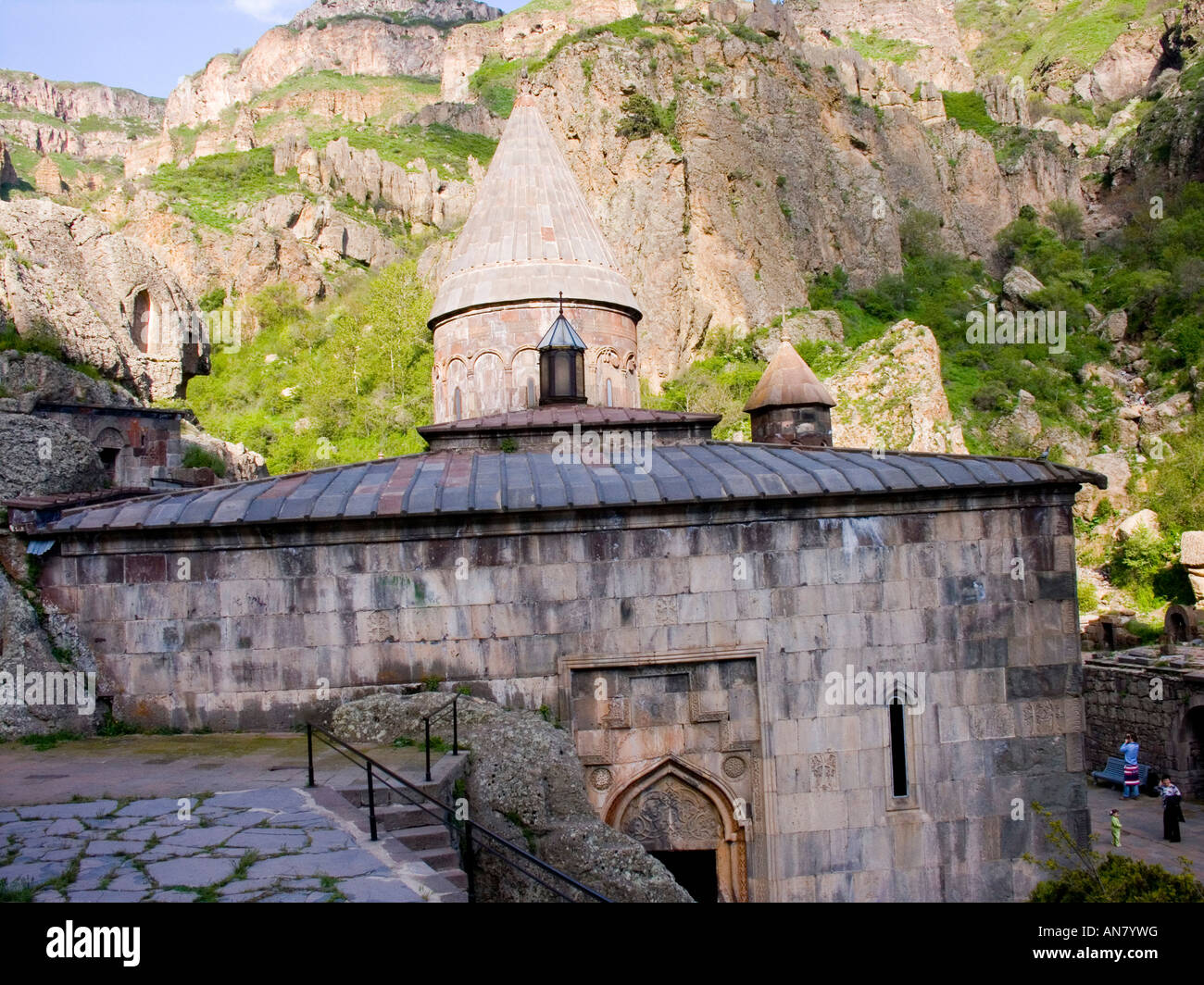 Monastery of Geghard, Azat Valley, Armenia Stock Photo - Alamy