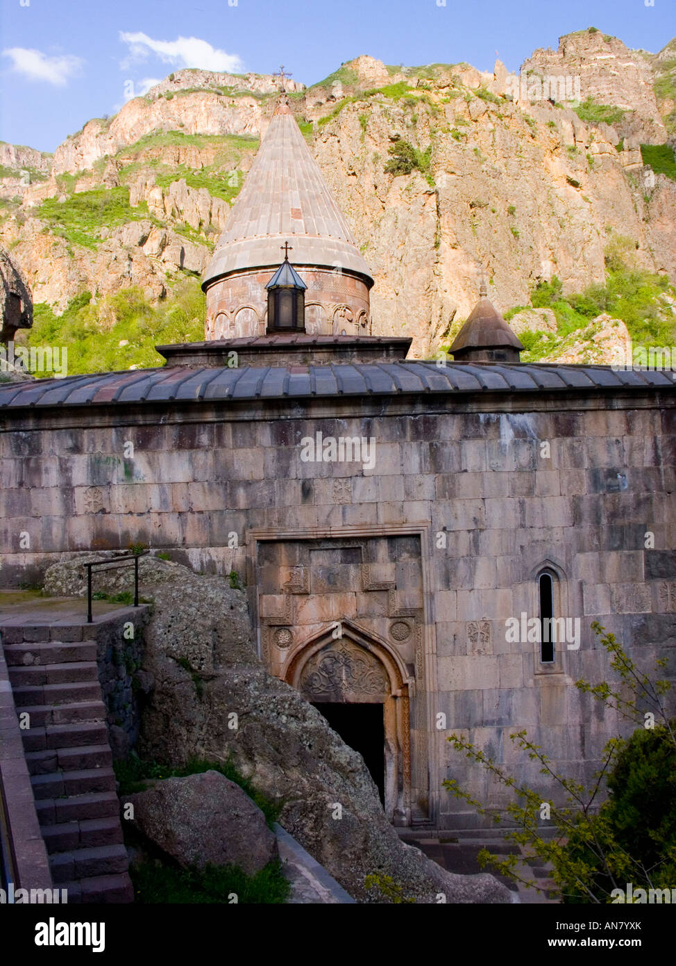 Monastery of Geghard, Azat Valley, Armenia Stock Photo - Alamy