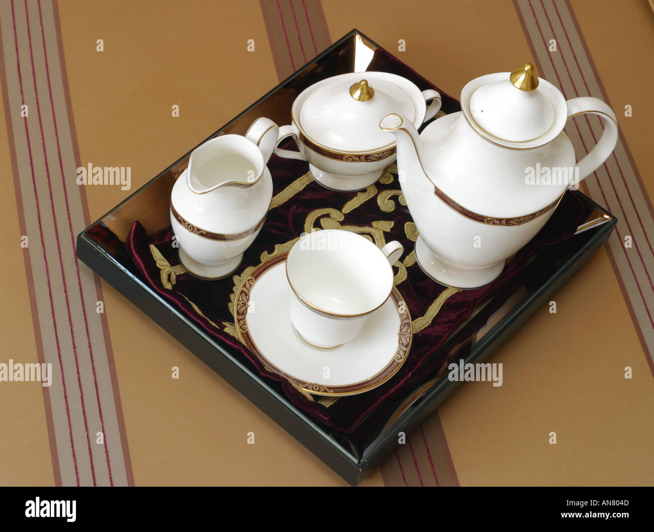 Tray and a coffee set hi-res stock photography and images - Alamy