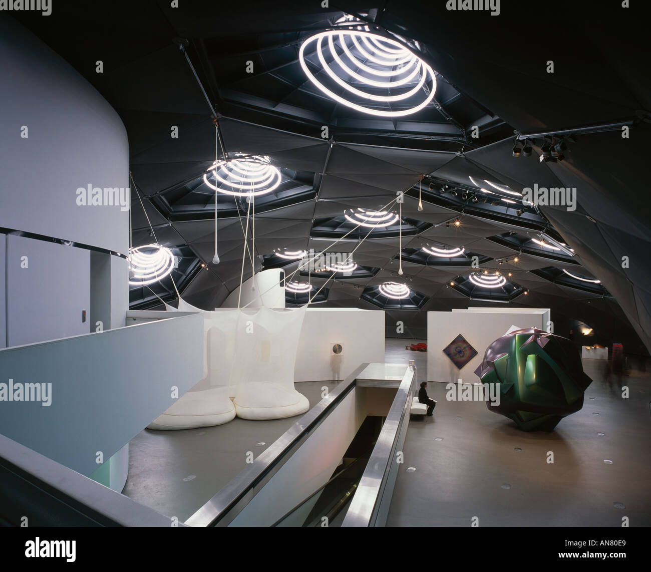 Kunsthaus, Graz, 'friendly alien'. Exhibition space. Architect ...