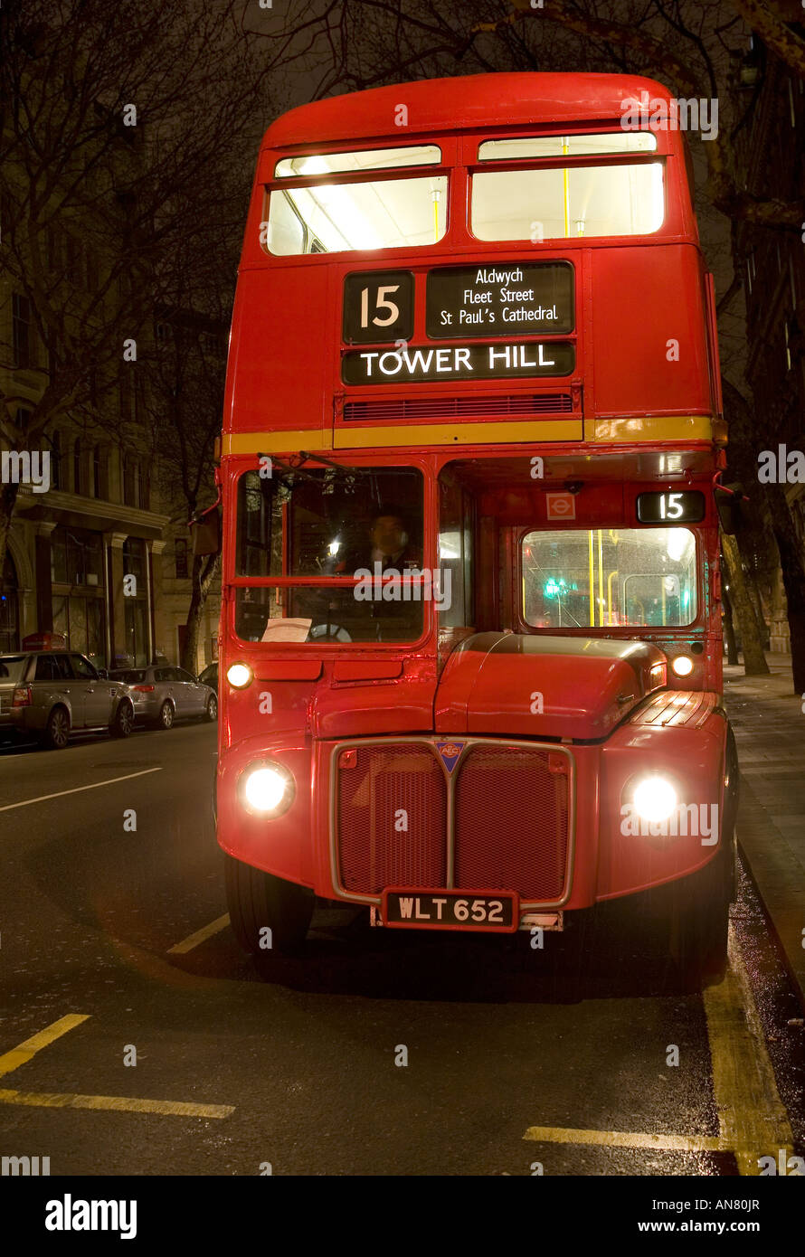 Routemaster double decker bus, London Stock Photo - Alamy