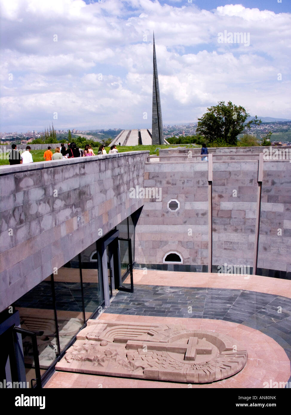 Genocide Memorial, Tsitsernakaberd, Yerevan, Armenia Stock Photo - Alamy