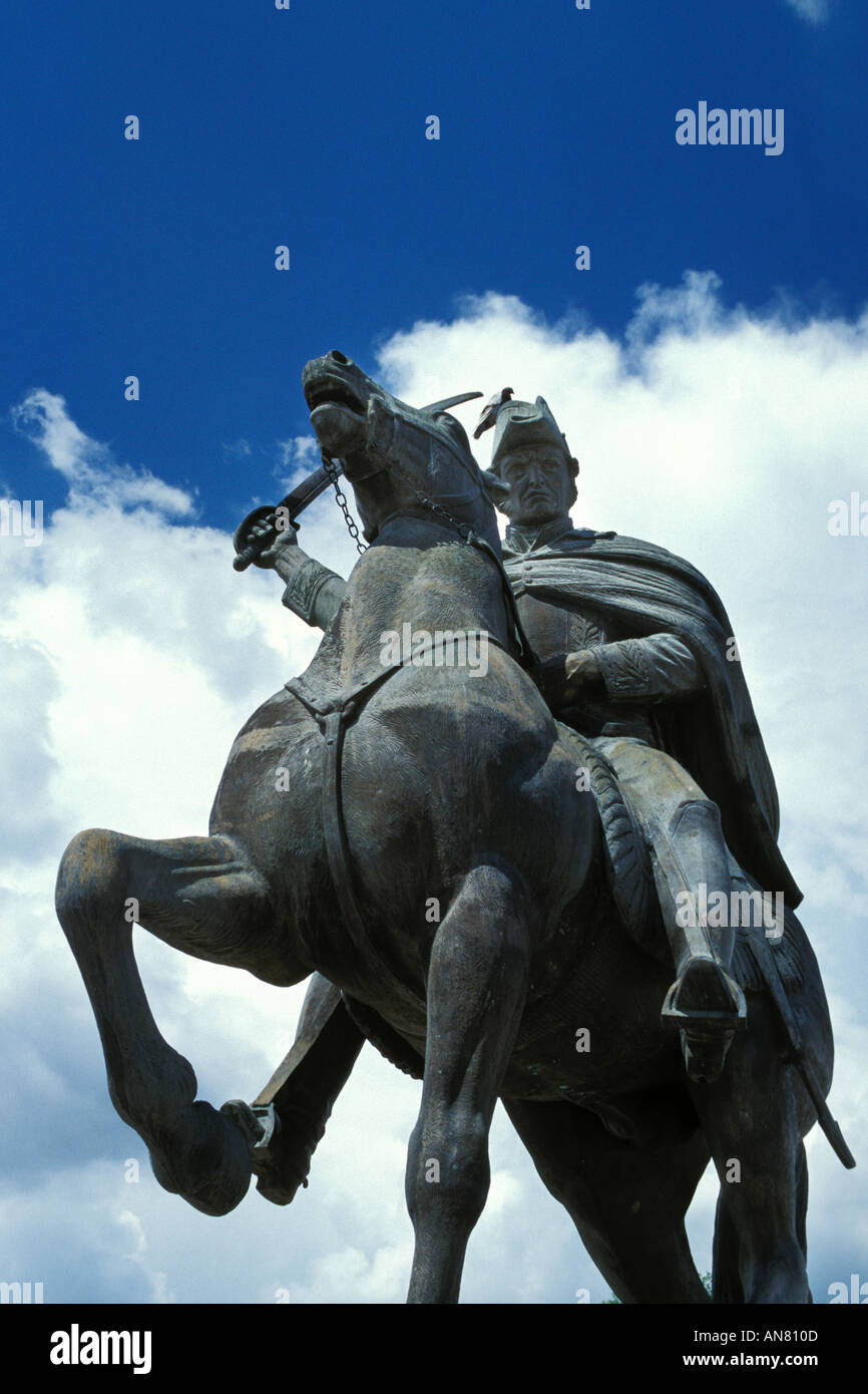 Mexico, San Miguel de Allende, Statue of Ignacio Allende Stock Photo ...