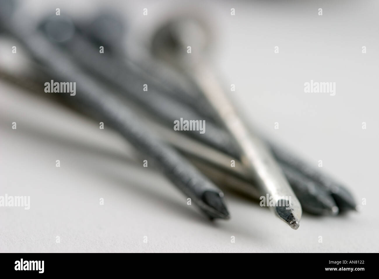 Five nails blurred Stock Photo - Alamy