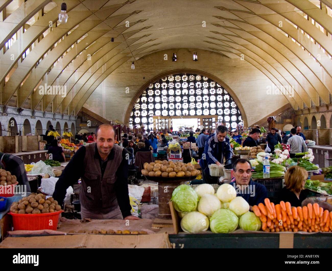 Pag Shuka covered market in Yerevan, Armenia Stock Photo - Alamy
