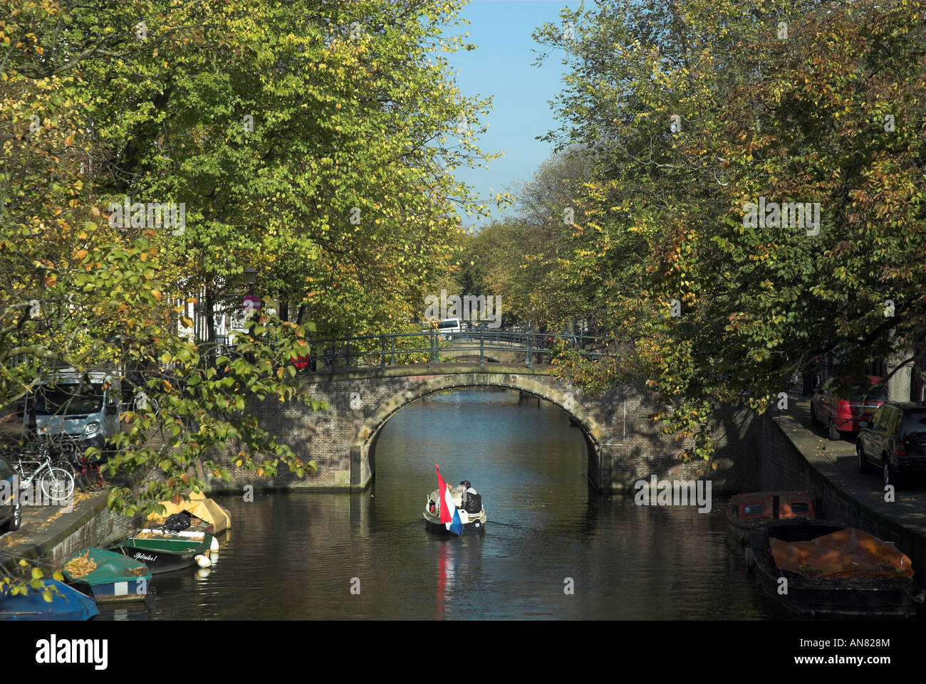 Iconic Amsterdam Canal network and bridges, Amsterdam, Netherlands ...