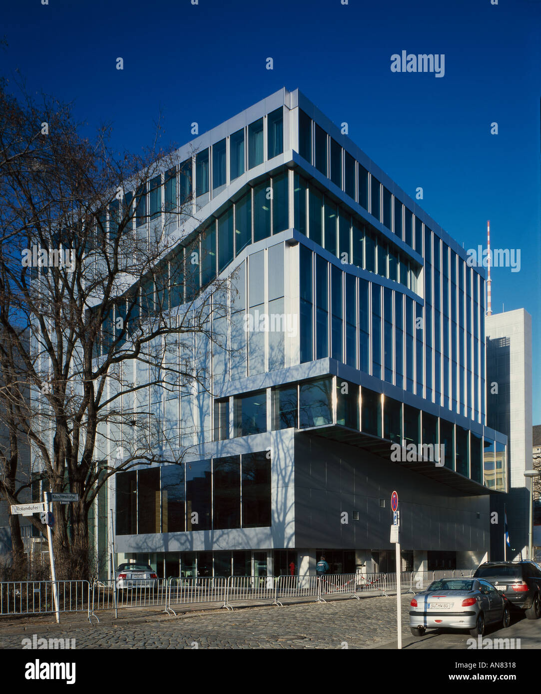Netherlands Embassy, Berlin. Exterior. Architect: Rem Koolhaas OMA ...