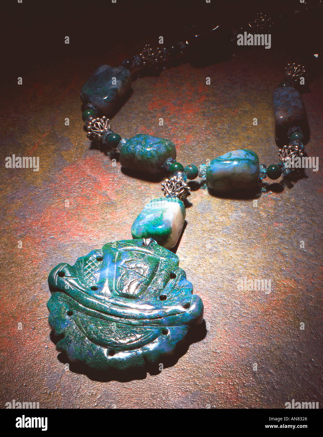 Jade necklace hi-res stock photography and images - Alamy