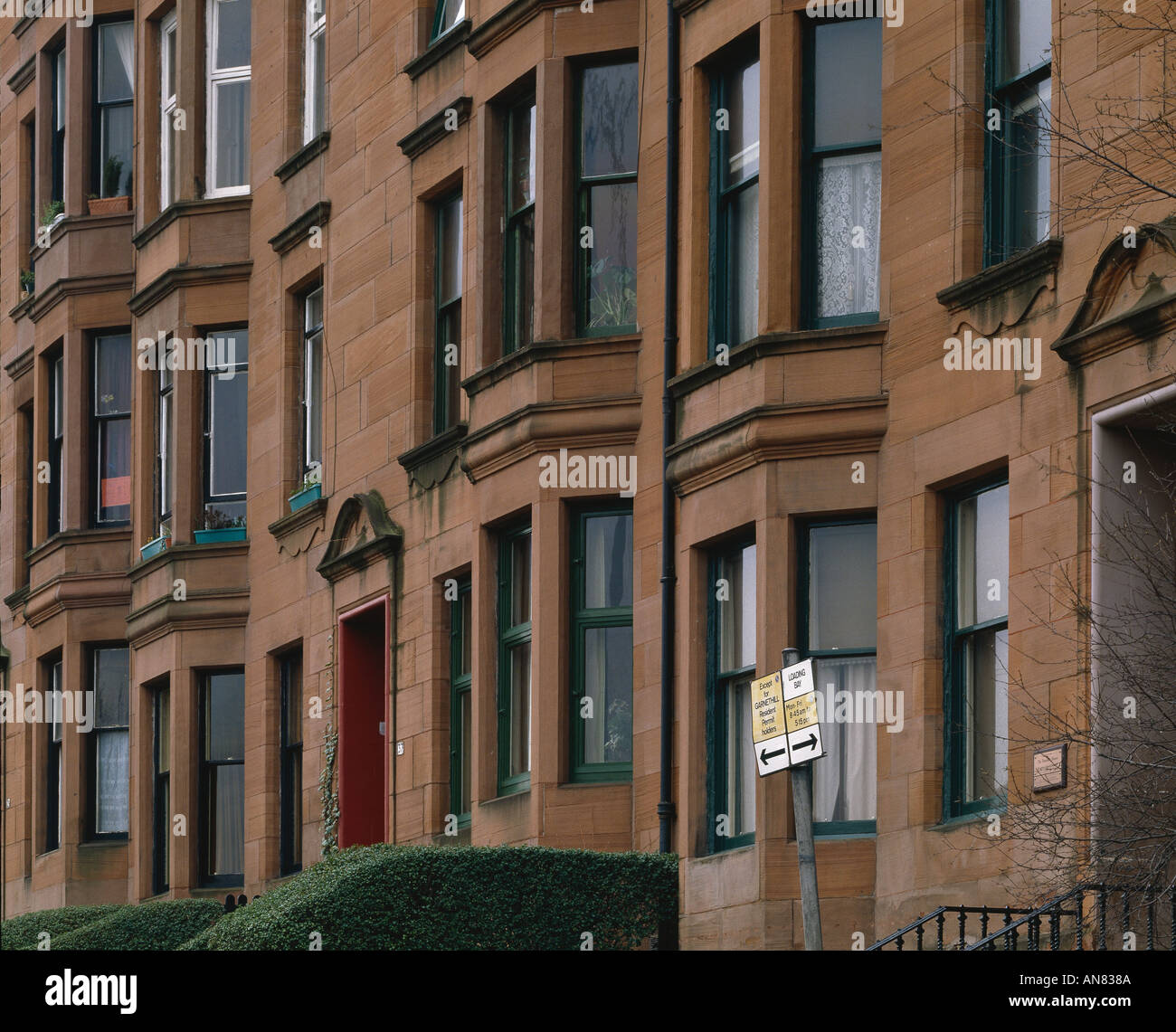 Glasgow tenement buildings hi-res stock photography and images - Alamy