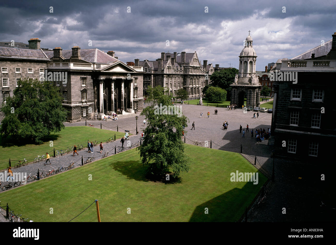 Trinity college dublin aerial High Resolution Stock Photography and ...
