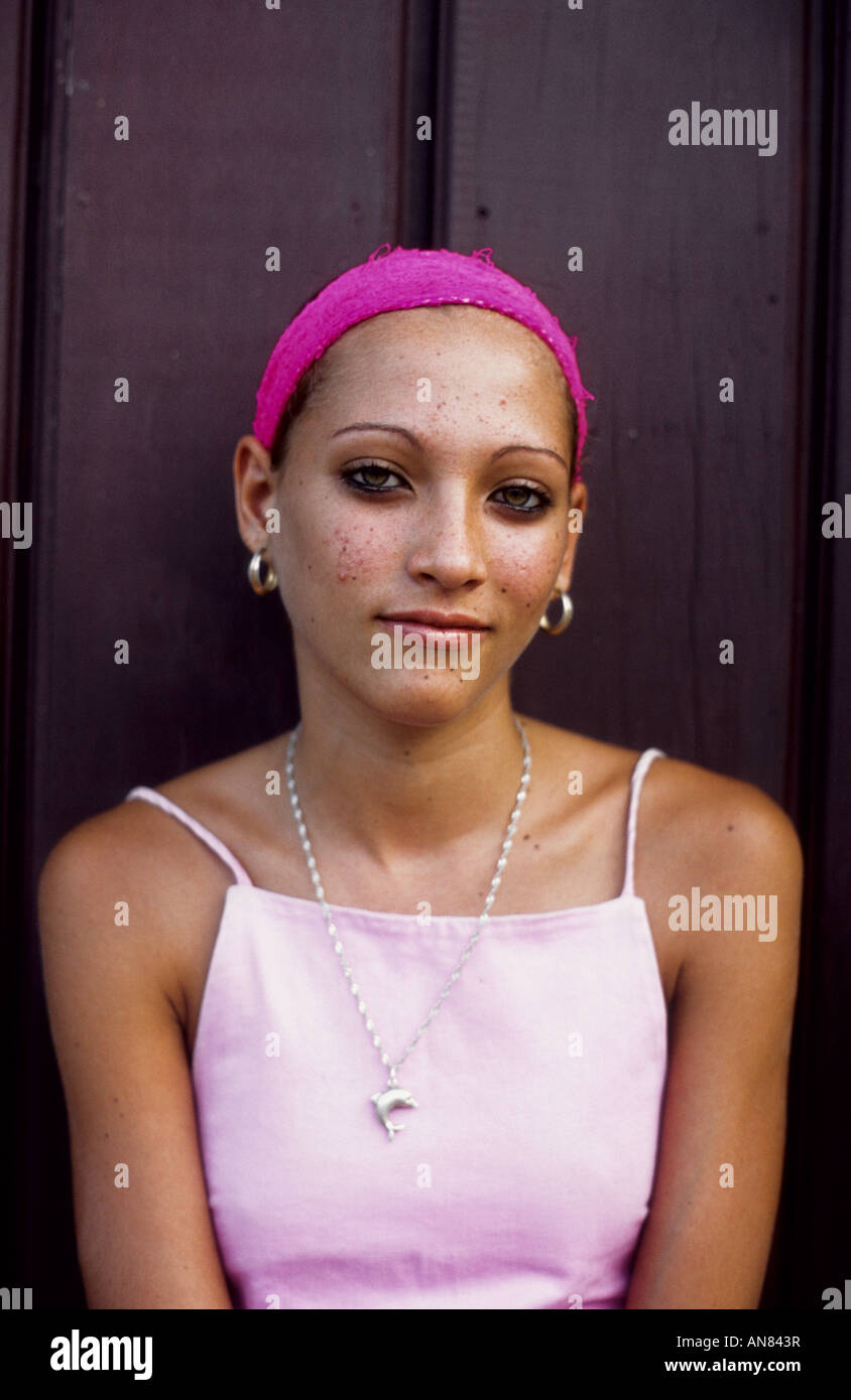 Girl, Camaguey, Cuba Stock Photo - Alamy