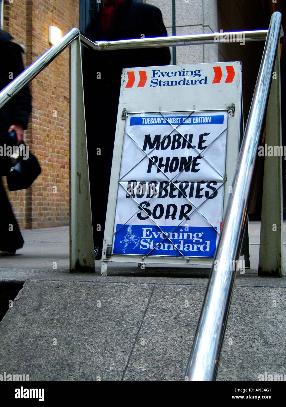 newspaper board London Stock Photo - Alamy