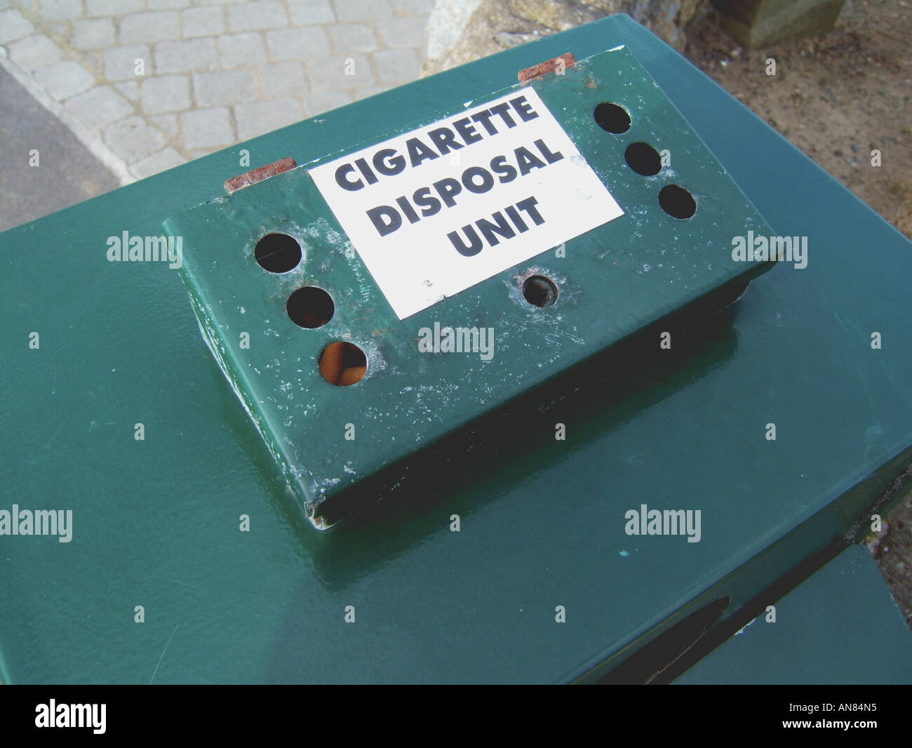 cigarette disposal box Portmarnock Ireland Stock Photo - Alamy