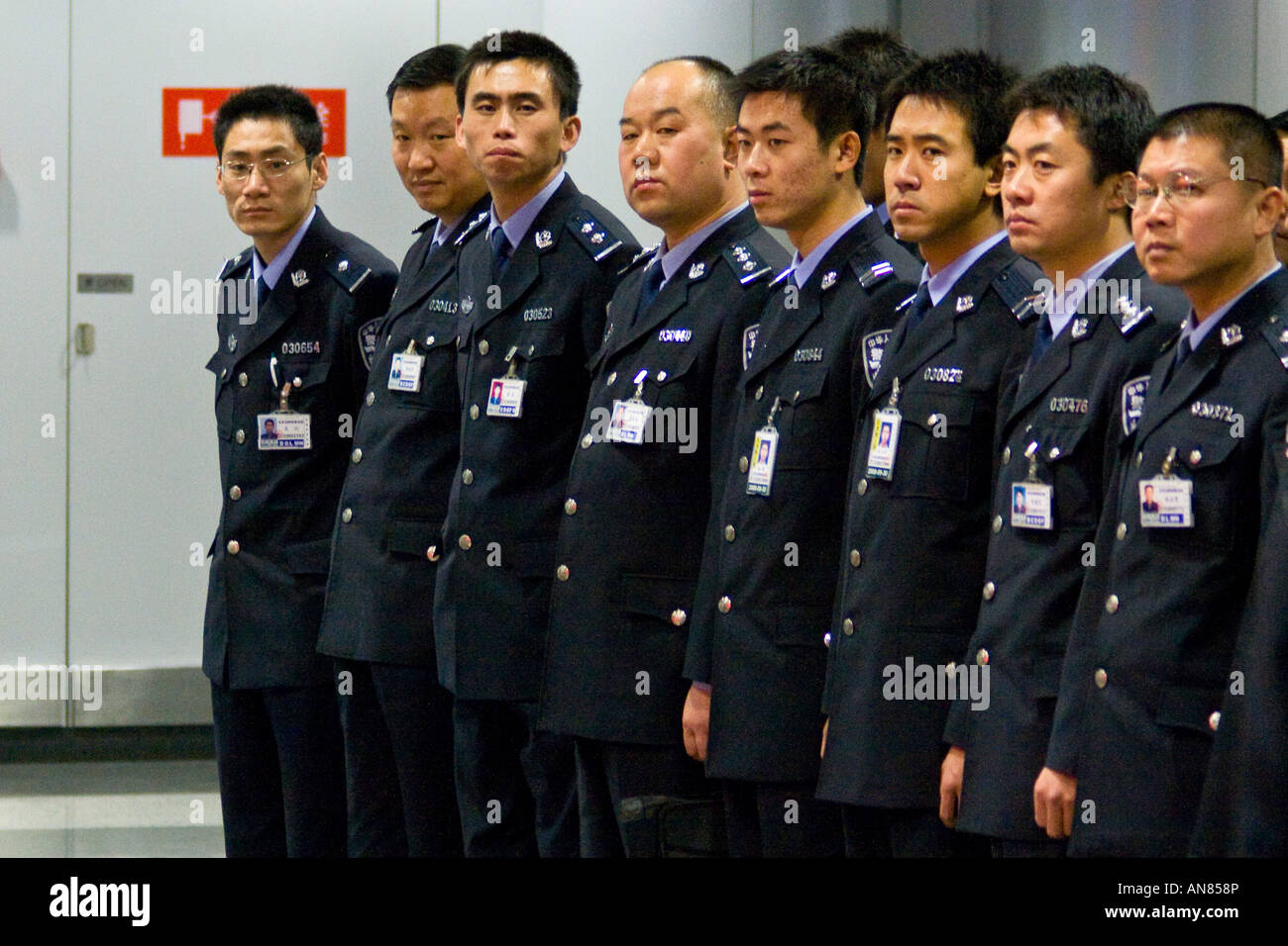 Chinese Security Screeners BJS PEK Capital International Airport ...