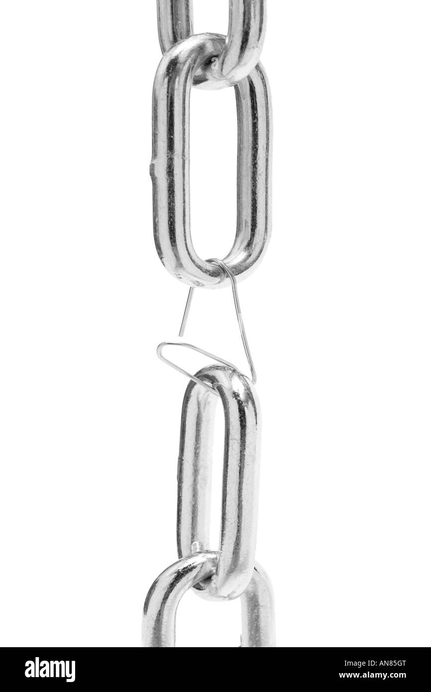 Paperclip chain hi-res stock photography and images - Alamy