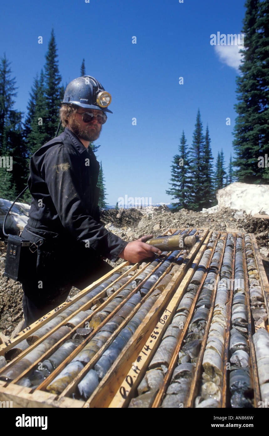 Miner with core samples hi-res stock photography and images - Alamy