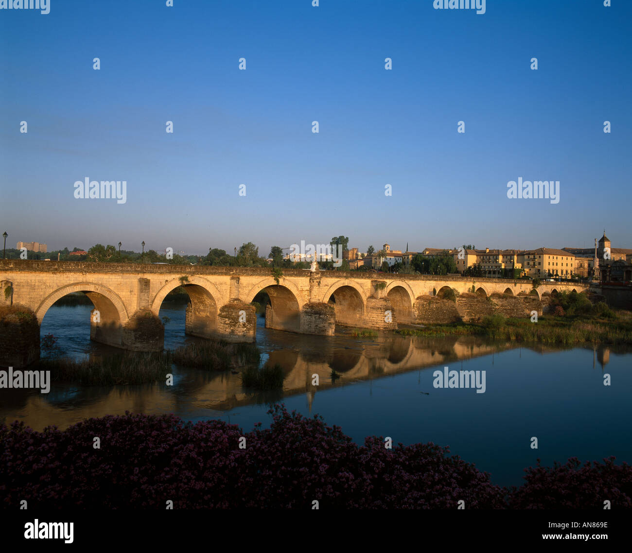 Roman bridge, Cordoba, Spain Stock Photo - Alamy
