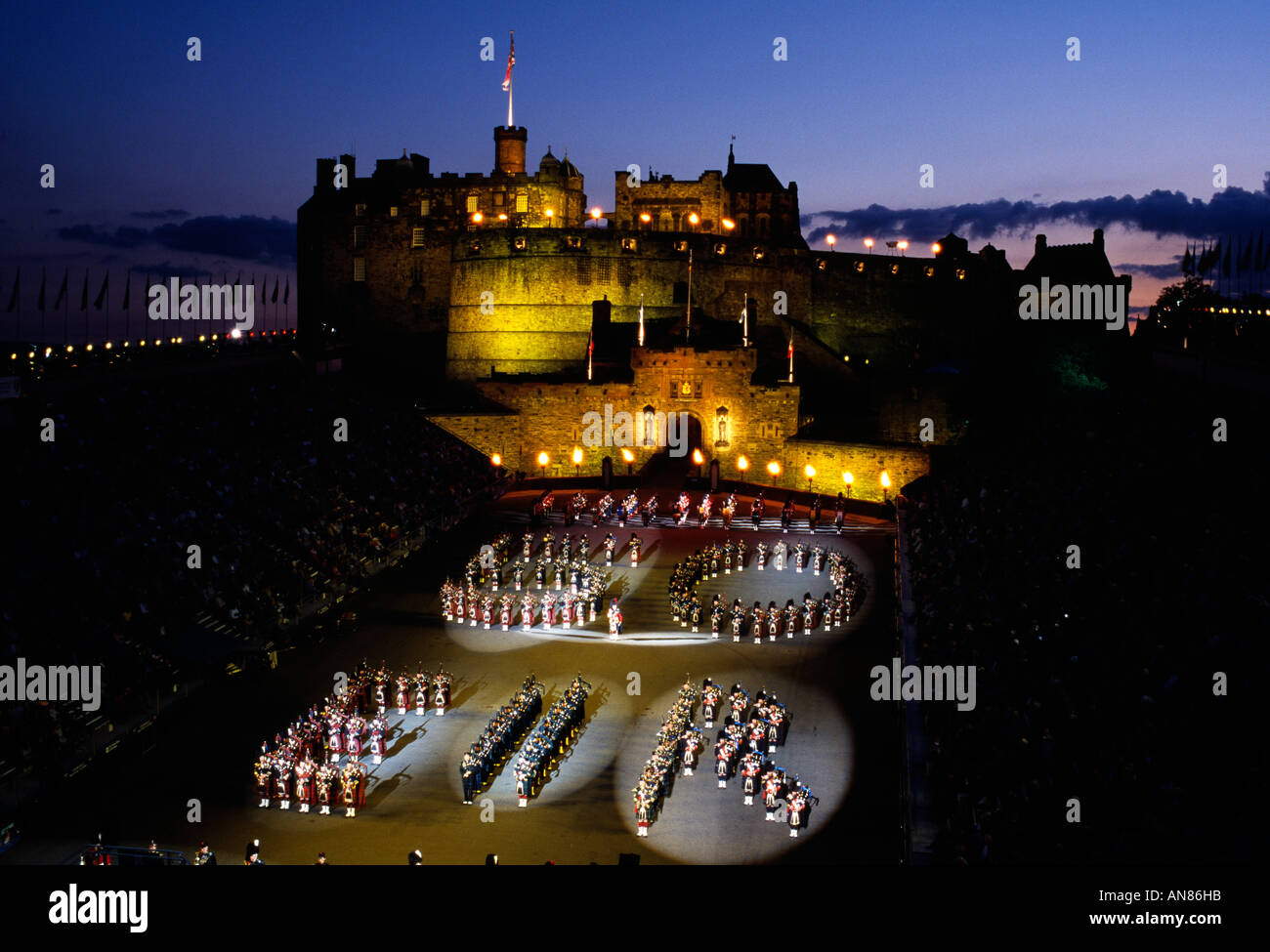 Edinburgh Castle Pipe bands celebrate the Queen s Jubilee on the ...