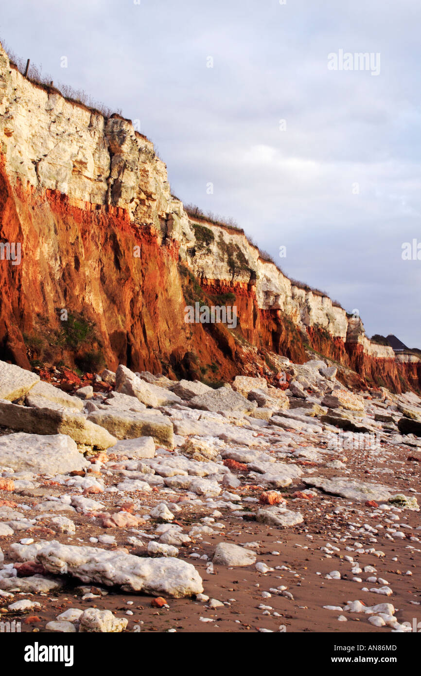 The red cliffs of Old Hunstanton Stock Photo - Alamy