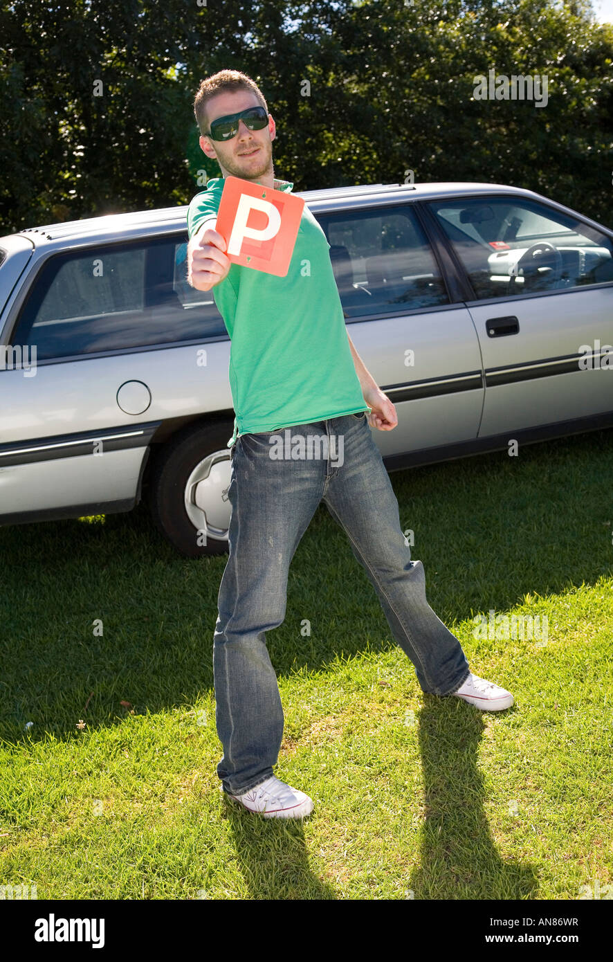 australian probationary learner driver australia Stock Photo - Alamy