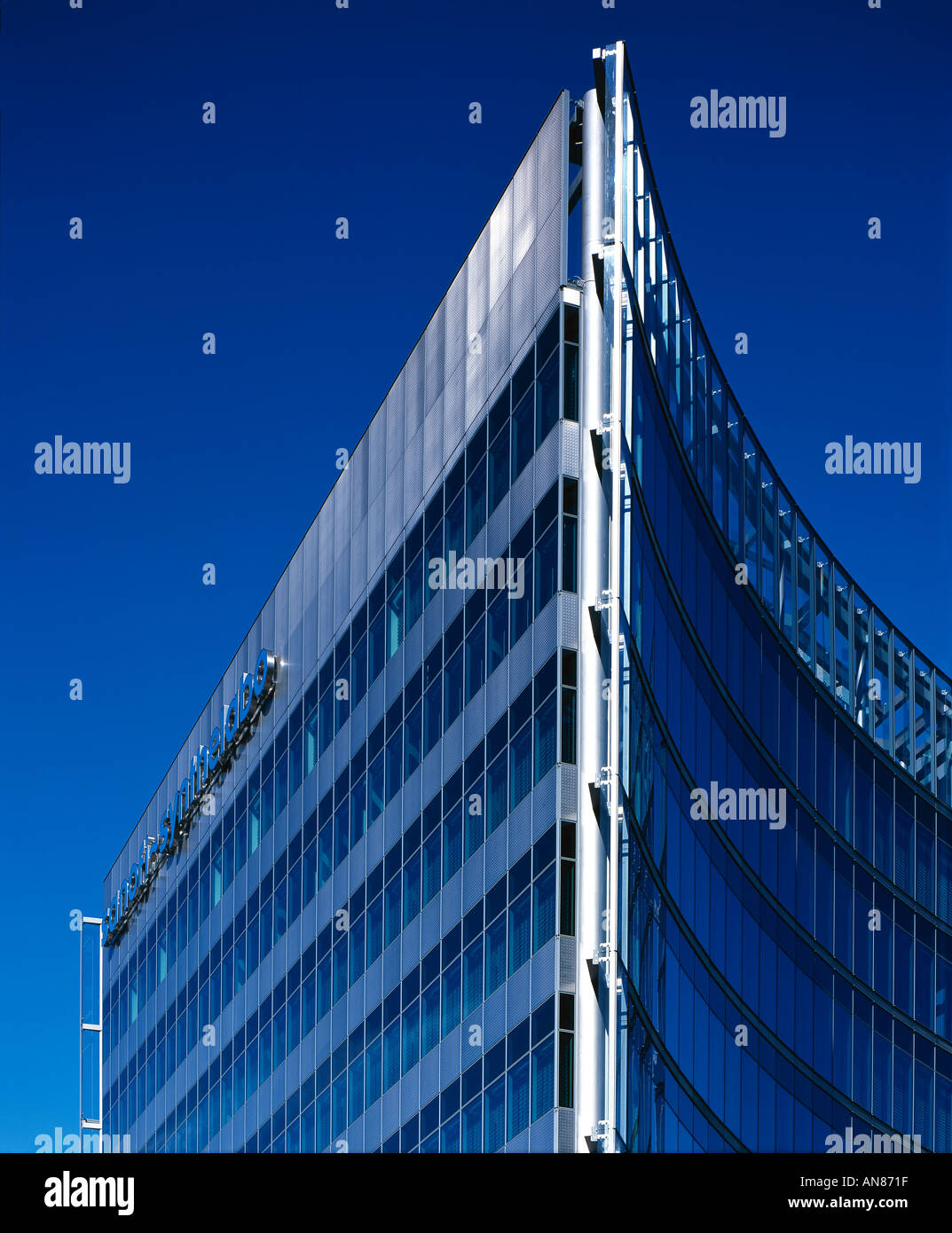 Sony Center, Berlin, 1993-2000. Exterior. Architect: Murphy, Jahn Stock ...