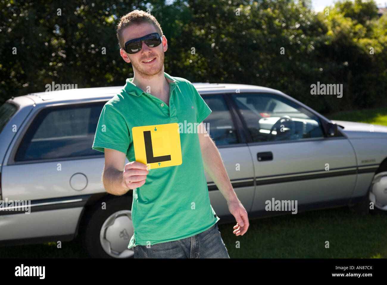 australian learner driver australia Stock Photo - Alamy