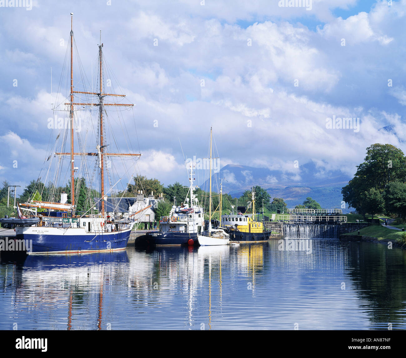 Caledonian canal basin hi-res stock photography and images - Alamy