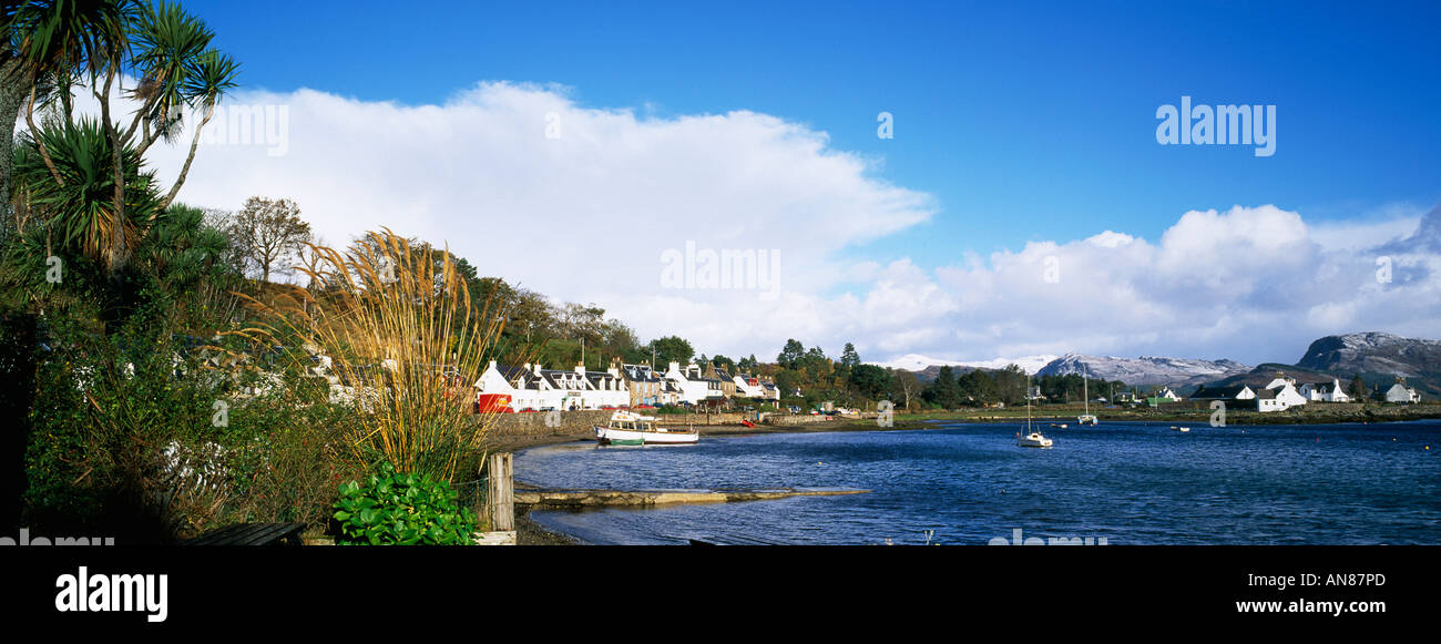 The waterfront at Plockton Highlands Stock Photo - Alamy